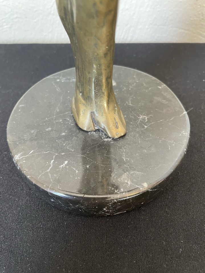 20th c. Ed Dwight African American Sculptor "Blue Note" Bronze ...