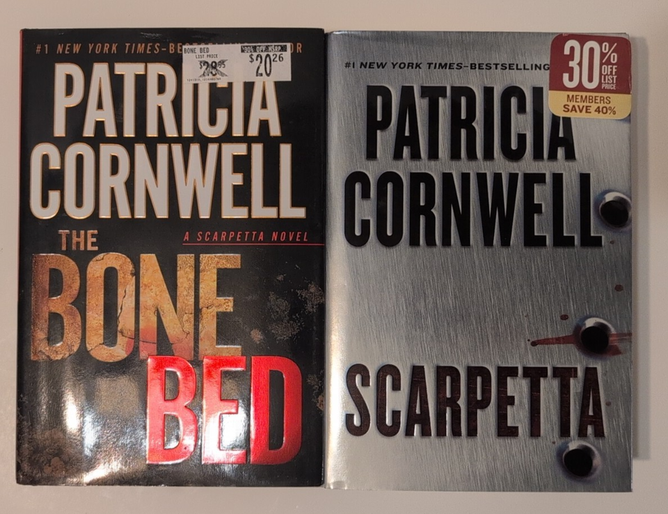Patricia Cornwell Lot 10 HARDCOVER Kay Scarpetta Series Books Mysteries ...