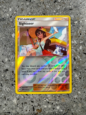 Pokemon TCG Cards Sightseer 189/214 Lost Thunder Reverse Holo NM | eBay ...