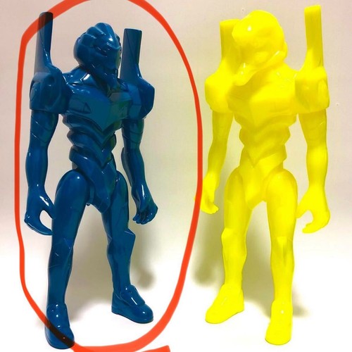 Sofvikatsudou Evangelion Unit 3 Navy Unpainted Assembled Soft Vinyl Kit Sofvi Ev | eBay