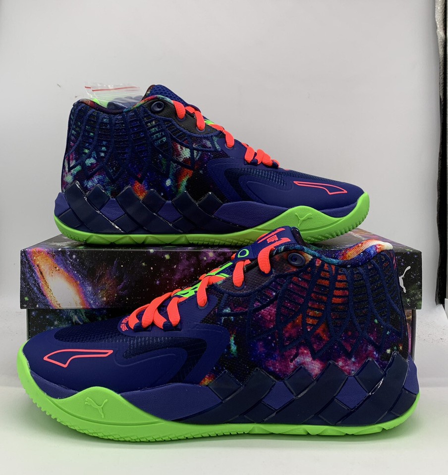 Puma MB.01 Galaxy Lamelo Ball Navy Red Green Blue Basketball 376677-07 ...