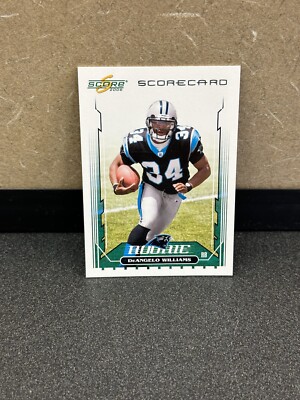 2006 Score Scorecard /750 DeAngelo Williams #334 Rookie RC | eBay