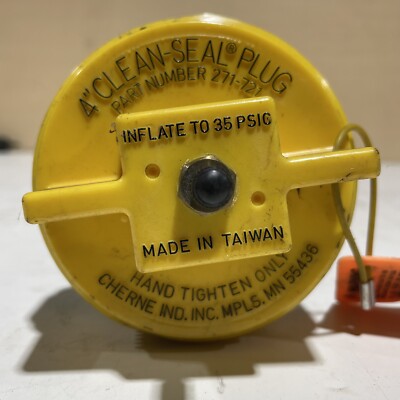 Cherne Industries 4" Clean-Seal Plug , 271-721 | eBay