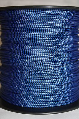 3' BCY Blue & Black Speckled D Loop Material Bow String Bowstring ...