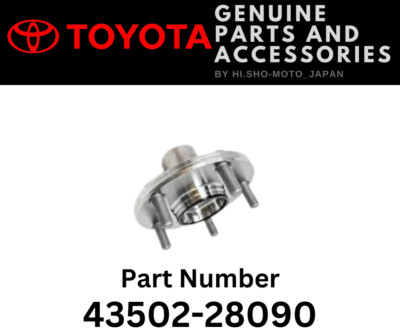 TOYOTA Genuine OEM Part 43502-28090 Hub, Front Wheel | eBay