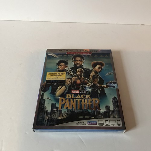 Marvel's Black Panther Blu Ray w/Slipcover Factory Sealed NEW Code ...