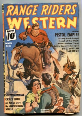 Range Riders Western Pulp Winter 1941- Pistol Empire FN+ | eBay