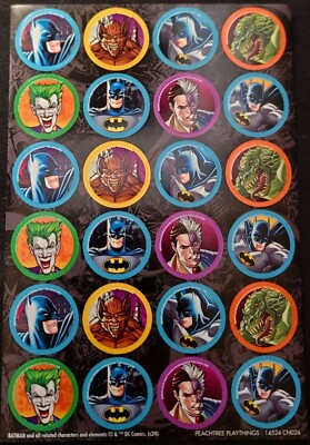 BATMAN JOKER STICKER "24 TOTAL" 4 X 6 SHEET (7/8" EACH CIRCLE) | eBay