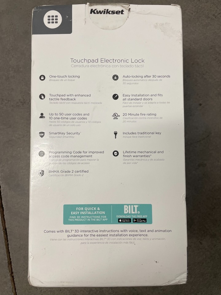 Kwikset SMARTCODE 270 Touchpad Electronic Lock - Venetian Bronze | eBay