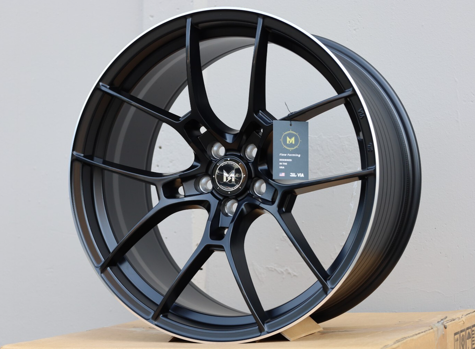 Brand New MFlow Racing Wheels MFR4 Black 19x8.5 Square Set Fit BMW ...