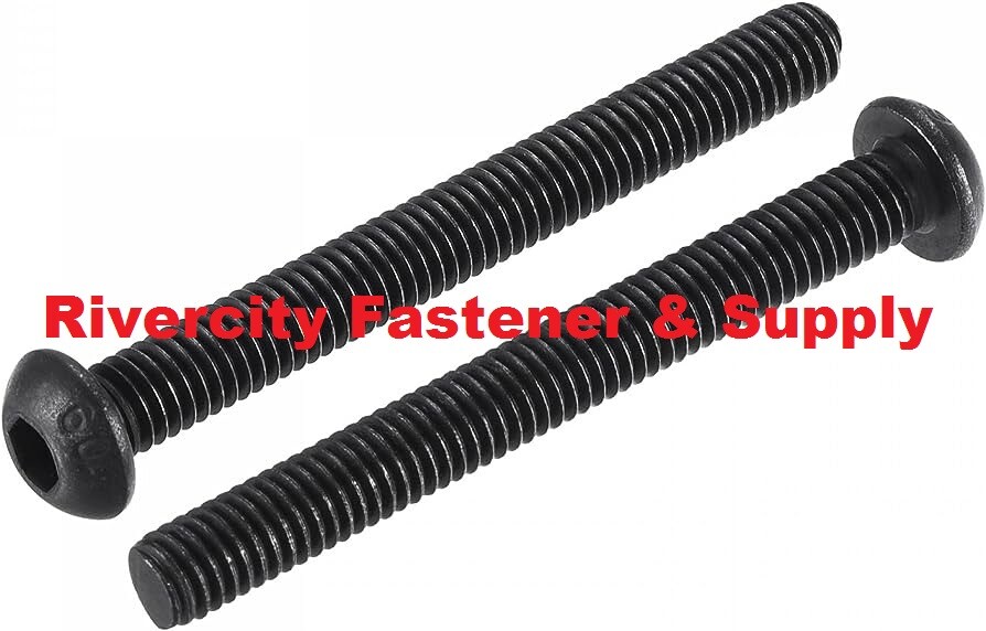 3/8-16x4 Button Allen Head Cap Screws 3/8x16 x 4" Bolts 3/8 x 16 x 4.00 ...