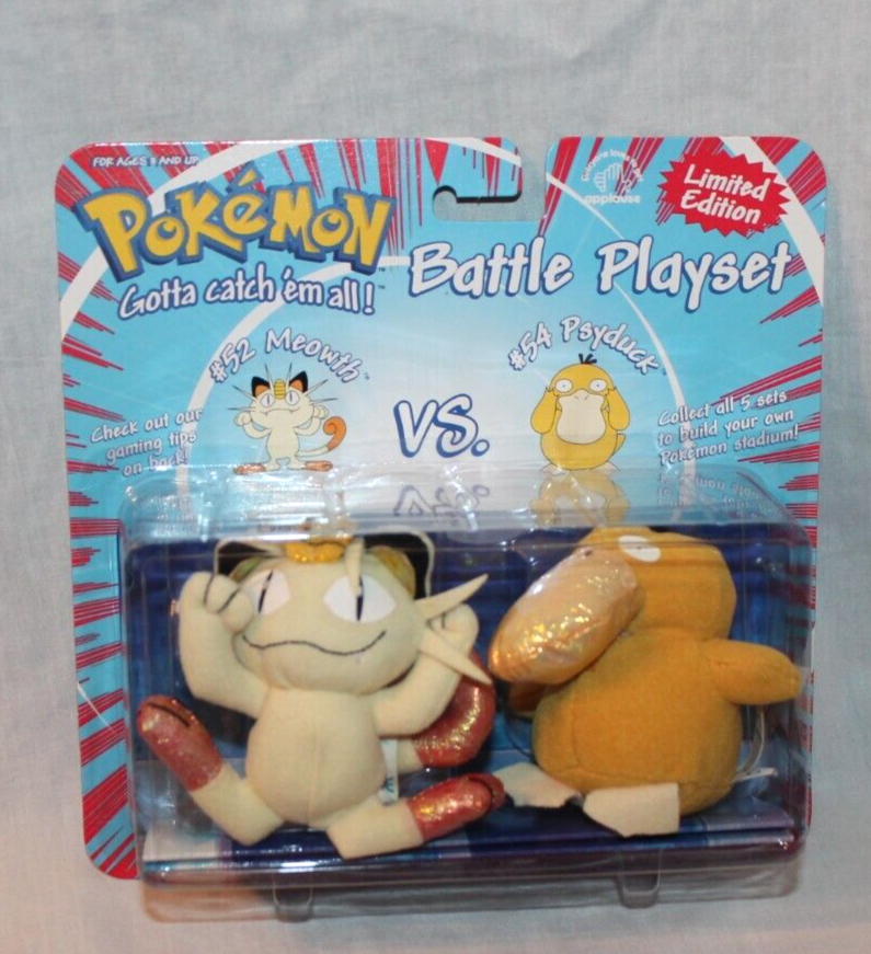 NEW IN BOX 1999 POKEMON BATTLE PLAYSET MEOWTH VS.PSYDUCK LIMITED ...