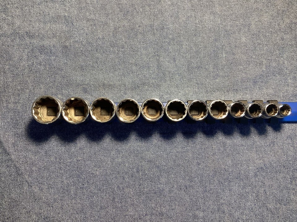 Matco 12 pc. - 3/8 " Drive - 12 Point - Metric - Shallow Socket Set - | eBay