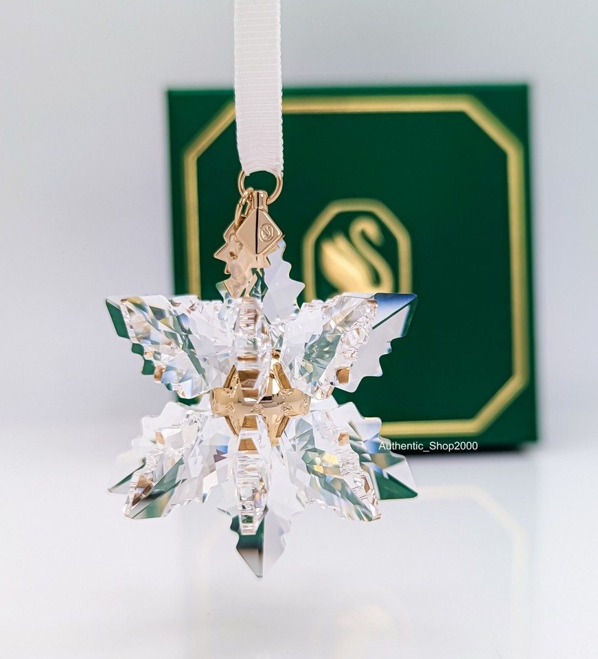 New SWAROVSKI Annual Limited Edition White 3D Ornament 2024 W Gift Box ...