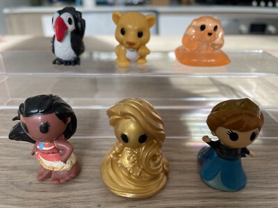 Disney Ooshies Figures Moana, Rapunzel, Anna, Lady, Simba, Zazu - Kids ...