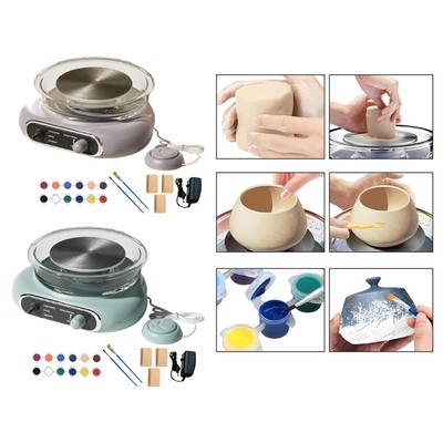 Professional Mini Pottery Wheel Kit for Children Adults DIY Craft ...