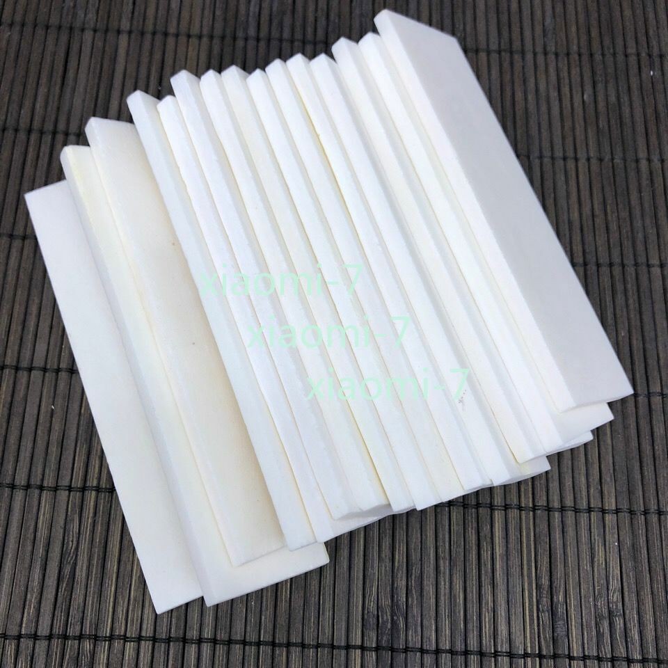 10xBuffalo Bovine Bone Knife Handle Scales Slabs DIY Carving Material ...