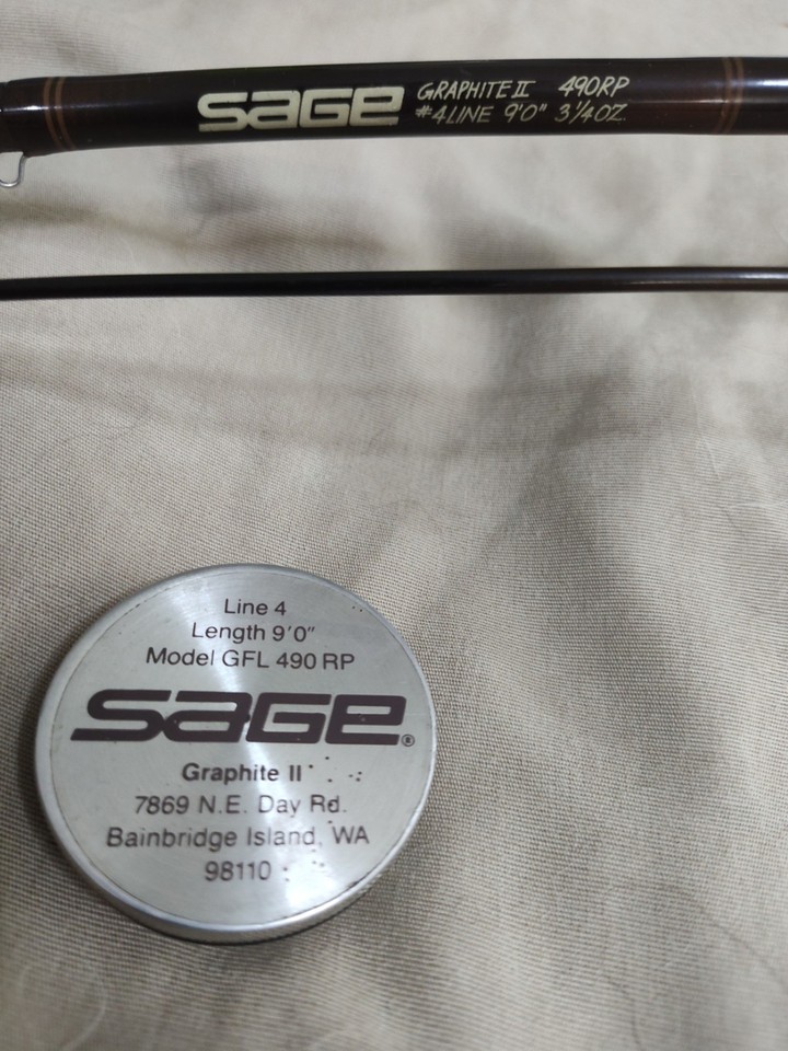 Vintage Sage Fly Rod GFL 490 RP Graphite II | eBay