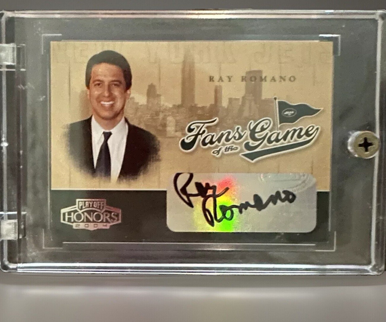 RAY ROMANO 2004 Playoff Honors AUTO Fans of the Game SP #234 FG-1 New ...
