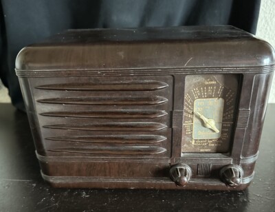PACKARD BELL Stationized Model 5DA Bakelite Tube Radio "CALIFORNIA ...
