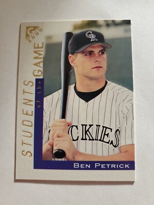 2000 Topps Gallery Baseball Card #128 Ben Petrick SG | eBay