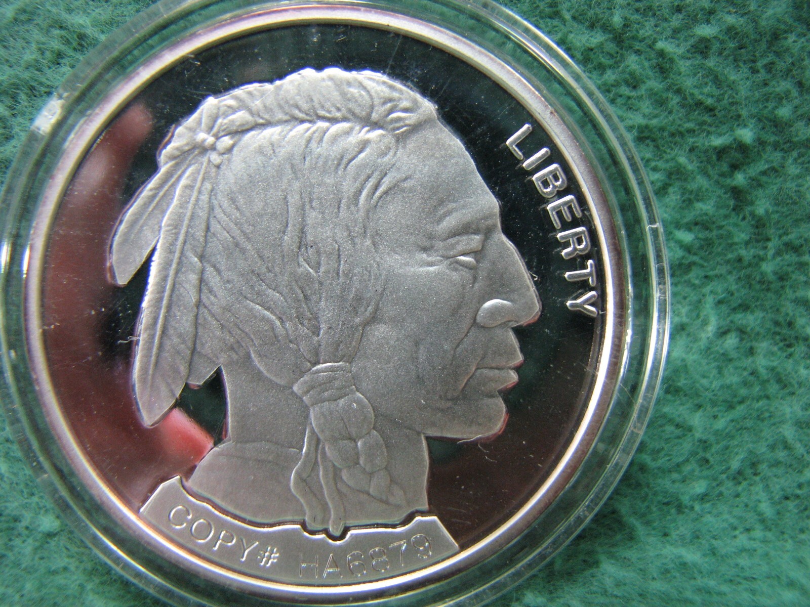 2003 U.S. Indian/Buffalo Coin FANTASY COIN Silver Plated Coin | eBay
