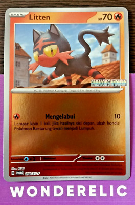 Litten 098/SV-P Holo Paradoks Andalan PROMO Exclusive Pokemon Indonesia ...