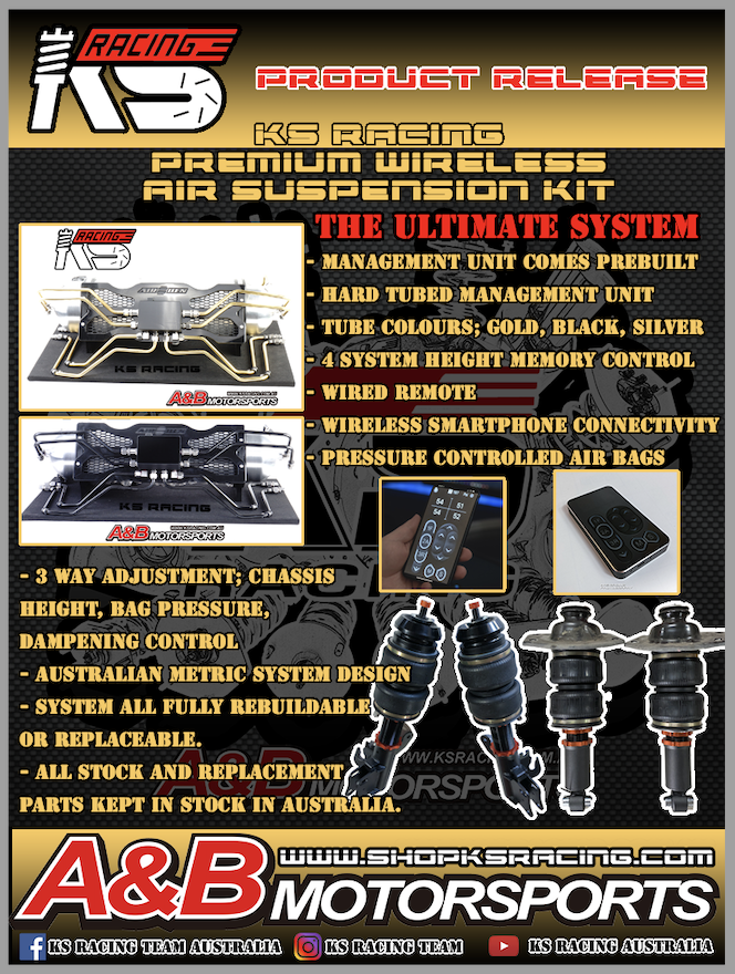 KS RACING FOR Ford Falcon Premium Wireless Air Suspension Kit | eBay