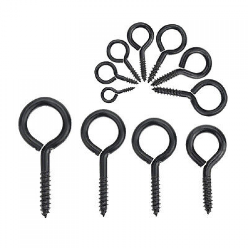 10pcs Small Tiny Mini Eye Pins Eyepins Hooks Eyelets Screw Threaded ...