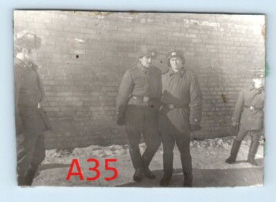 ussr Photo Couple MEN Friendship HUGS HANDSOME Military Soldiers love ...