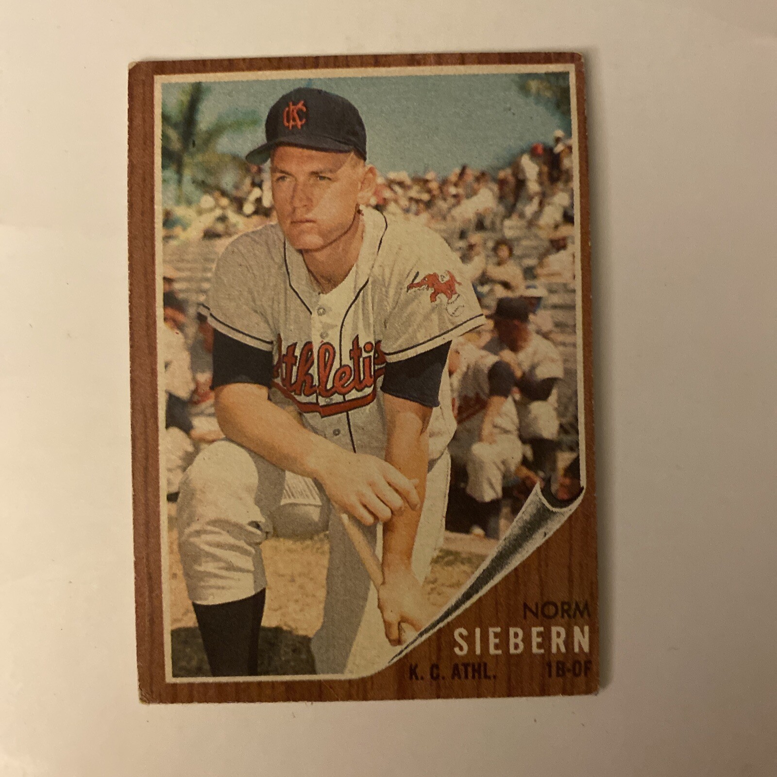 1962 Topps Baseball Norm Siebern Kansas City Athletics Card #275 | eBay