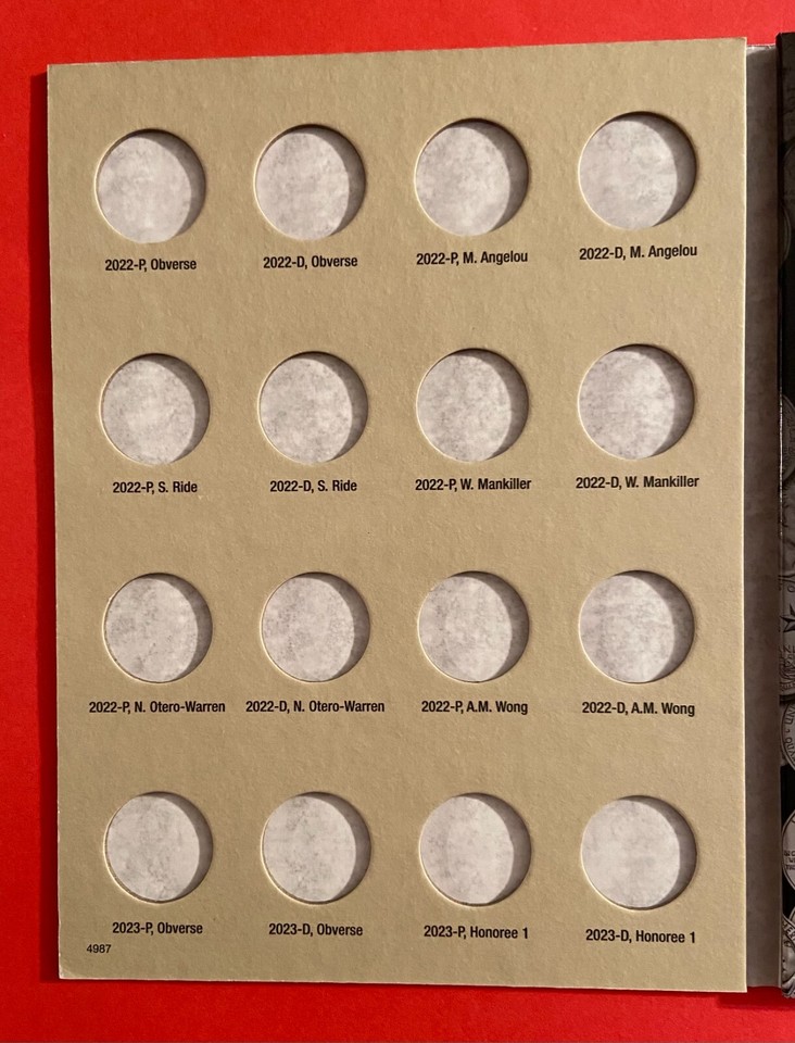 American Women Quarters 2021-2025 P&D Harris Coin Folder #4952 | eBay