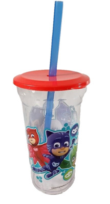 PJ MASKS - KIDS DRINKING CUP WITH STRAW ZAK DESIGNS | eBay Australia