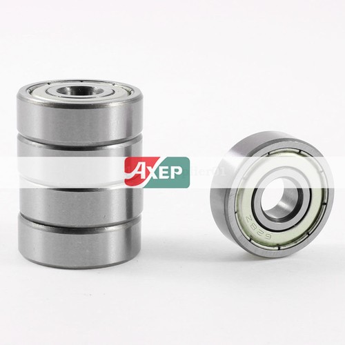 A 5 Pcs 628Z Skateboard 24x 8x 8mm Single Row Metal Deep Groove Ball ...