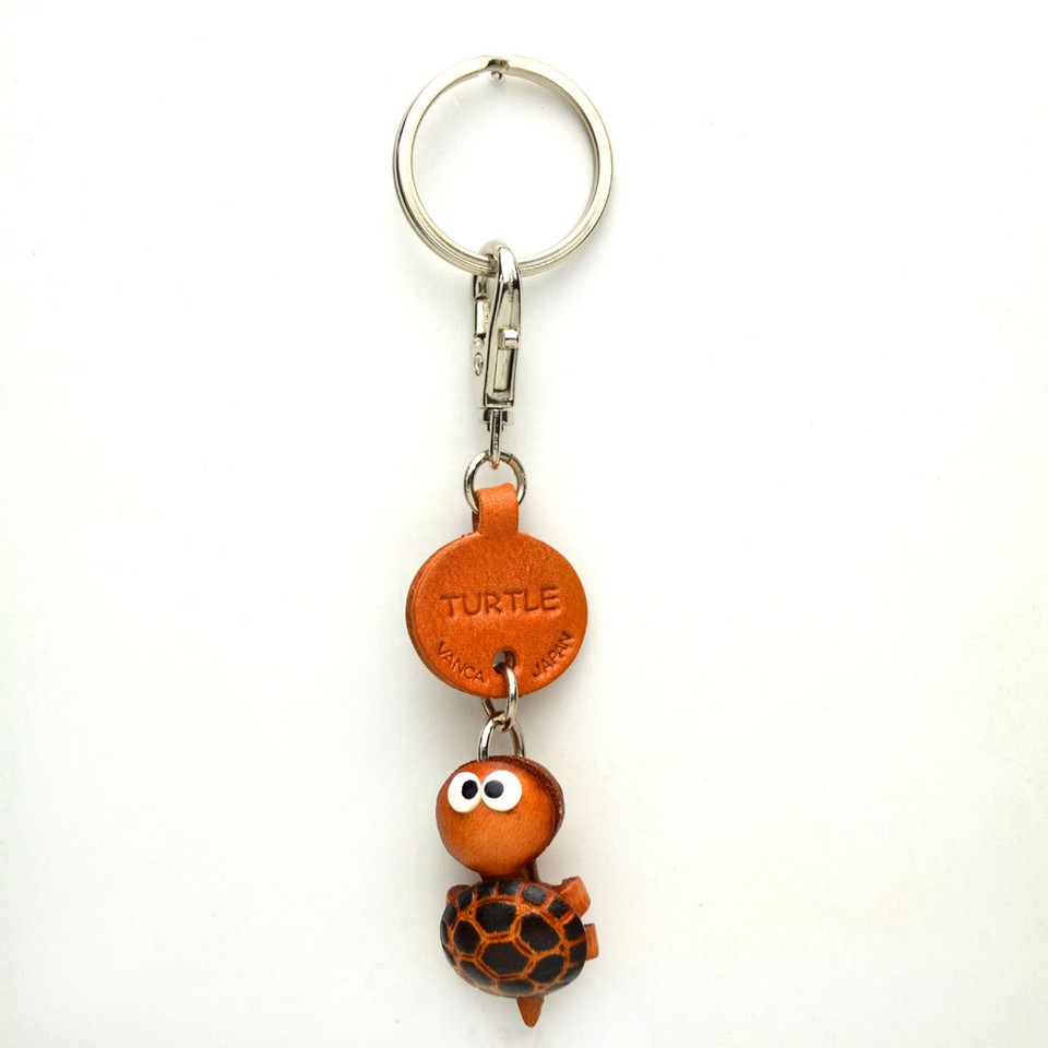 Turtle Handmade 3D Leather Fish/Sea Animals Keychain *VANCA* Made in ...