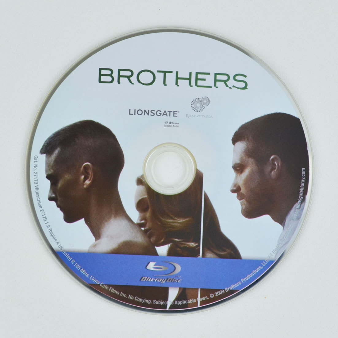 Brothers (Blu-ray Disc, 2010) Tobey Maguire, Natalie Portman - DISC ...