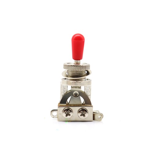 Chrome w/Red Cap,Les Paul Gibson Epiphone Guitar 3 Way Selector Toggle ...
