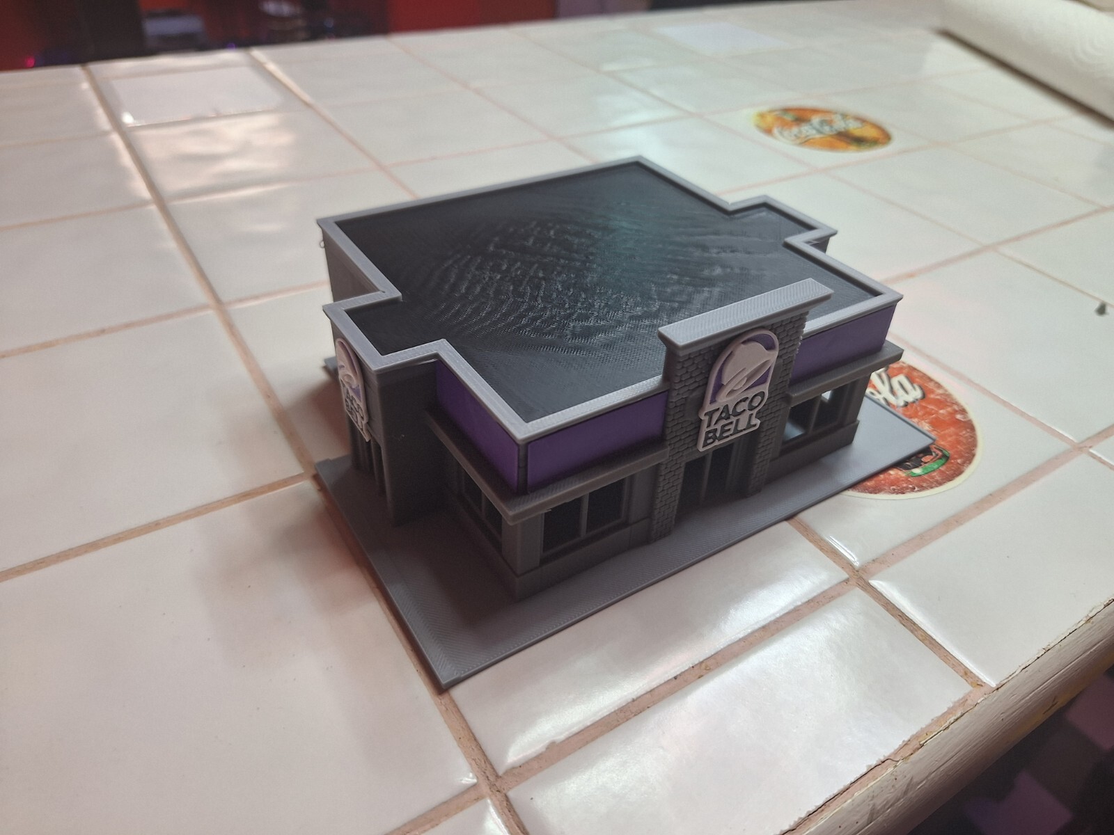 Ho Scale Taco Bell Style Building Ho Train Building Built | eBay