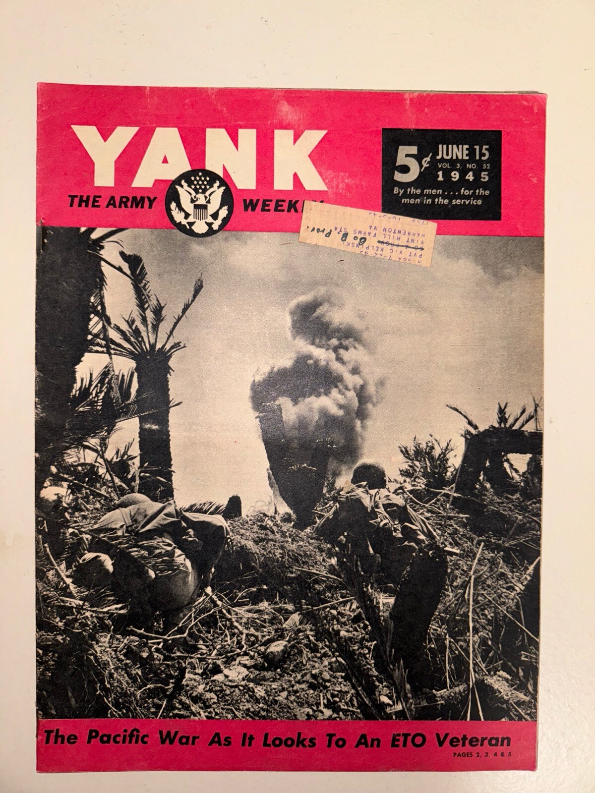 Yank The Army Weekly Magazine - June 15, 1945 -Vol. 3 No. 52 Pacific ...