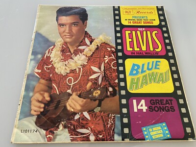 Elvis Presley blue Hawaii record 12” 33rpm Vinyl Used Original | eBay ...