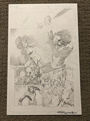 ARDIAN SYAF XMEN GOLD ORIGINAL COMIC ART PAGE KITTY PRYDE | eBay
