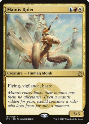 Mantis Rider - Near Mint Khans of Tarkir - jeskai agro | eBay