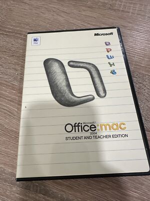 Microsoft Office 2004 Student Edition for Apple Mac OS X full version 3 ...