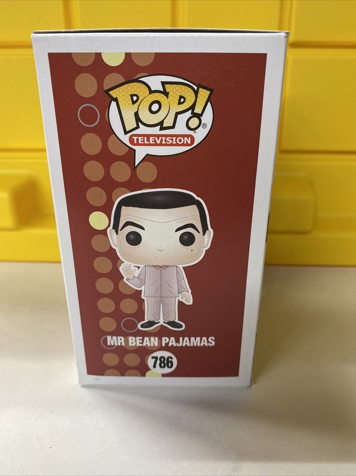 New Funko Pop! #786 Television Mr Bean- Mr Bean Pajamas Vinyl Figure ...