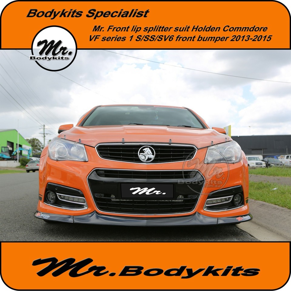 Mr. Front Bumper Lip Splitter For Holden Commodore VF Series 1 Sedan ...