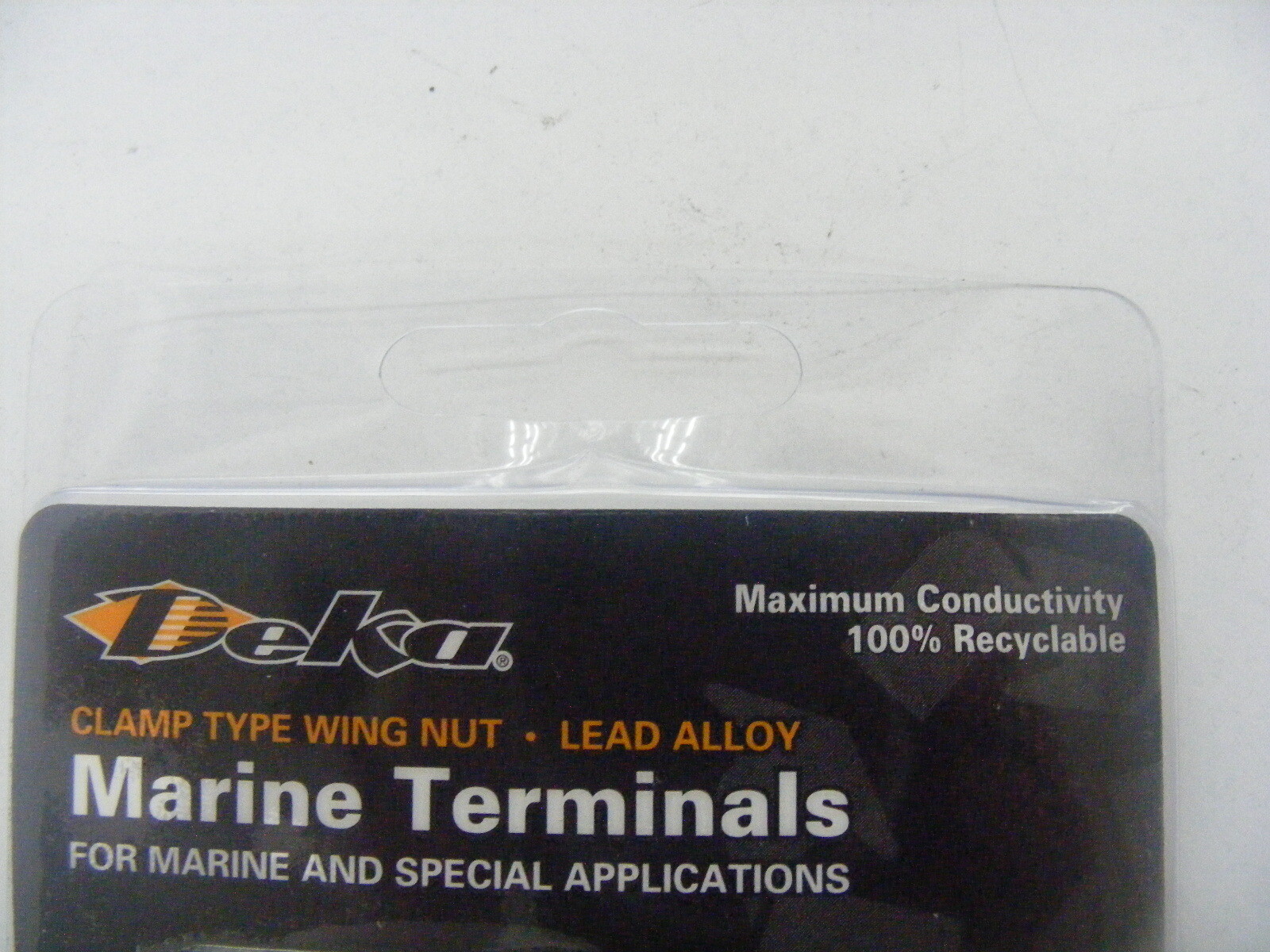 DEKA 00354 BT-2 Battery Terminal Clamp w Nut PAIR: positive & Negative ...