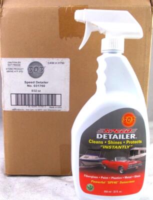 Speed Detailer Car Boat RV 303 Brand 031750 8 - 32oz Bottles | eBay