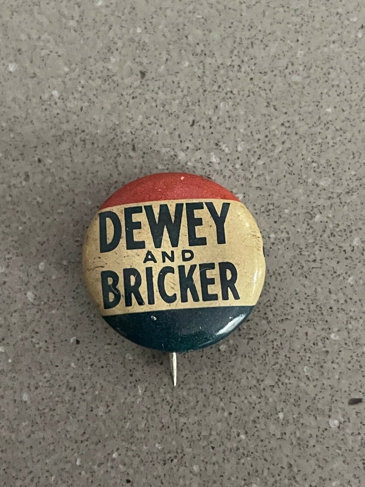 Vintage Dewey & Bricker 1944 Campaign Pin Lot #38 | eBay