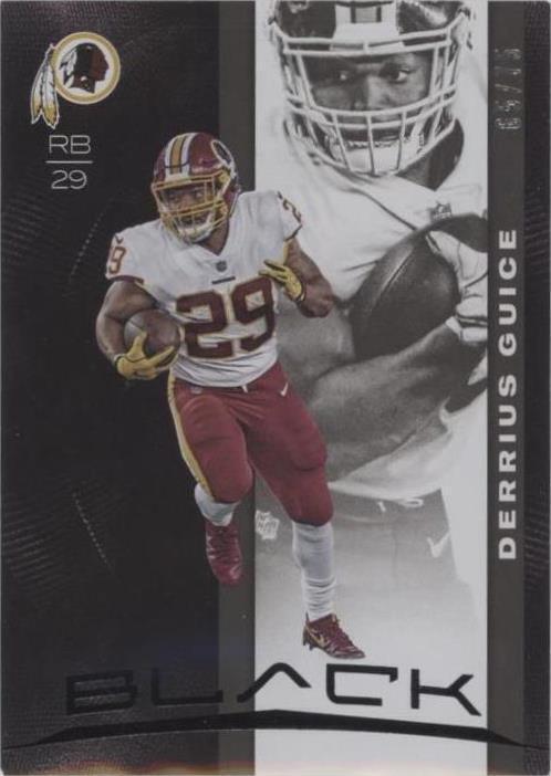 2019 Panini Black - Derrius Guice #48 /75 for sale online | eBay
