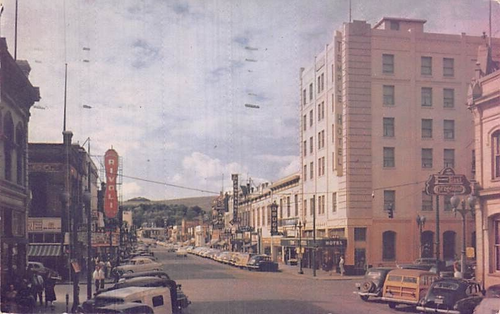 Postcard OR: Street View, Downtown Pendleton, Oregon, Posted 1951 | eBay